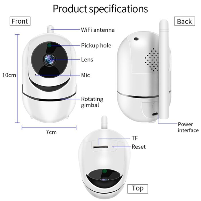 Home Smart Baby & Pet Security Camera - Brivelle Store